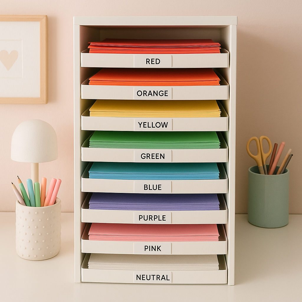 How to Organize Scrapbooking Paper by Color: A Crafter’s Guide – Sanfurney