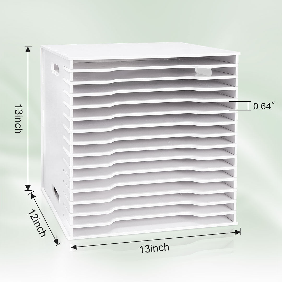 15 Tier Scrapbook Paper Organizer 12" x 12" Sizes for IKEA KALLAX ...