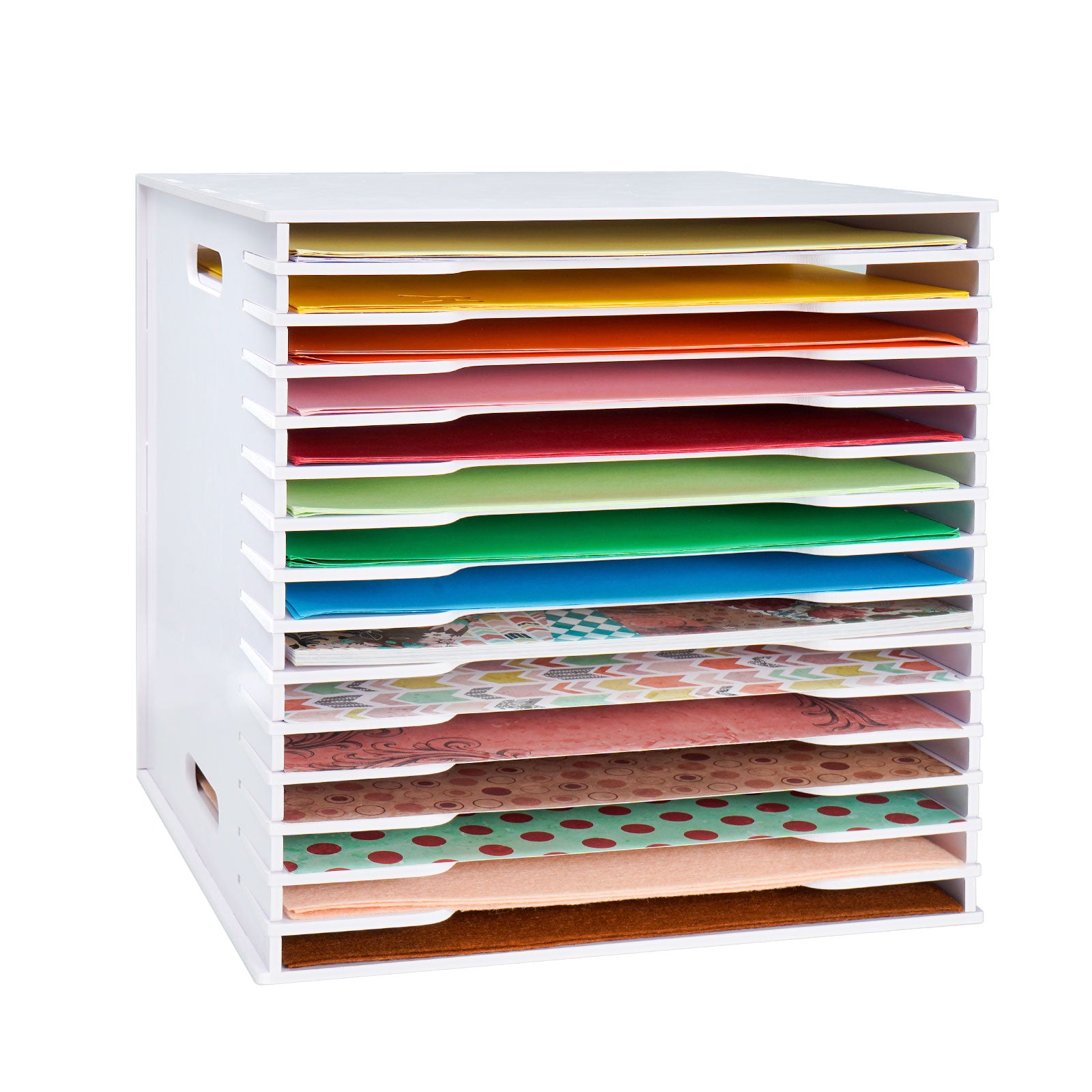 15 Tier Scrapbook Paper Organizer 12" x 12" Sizes for IKEA KALLAX ...